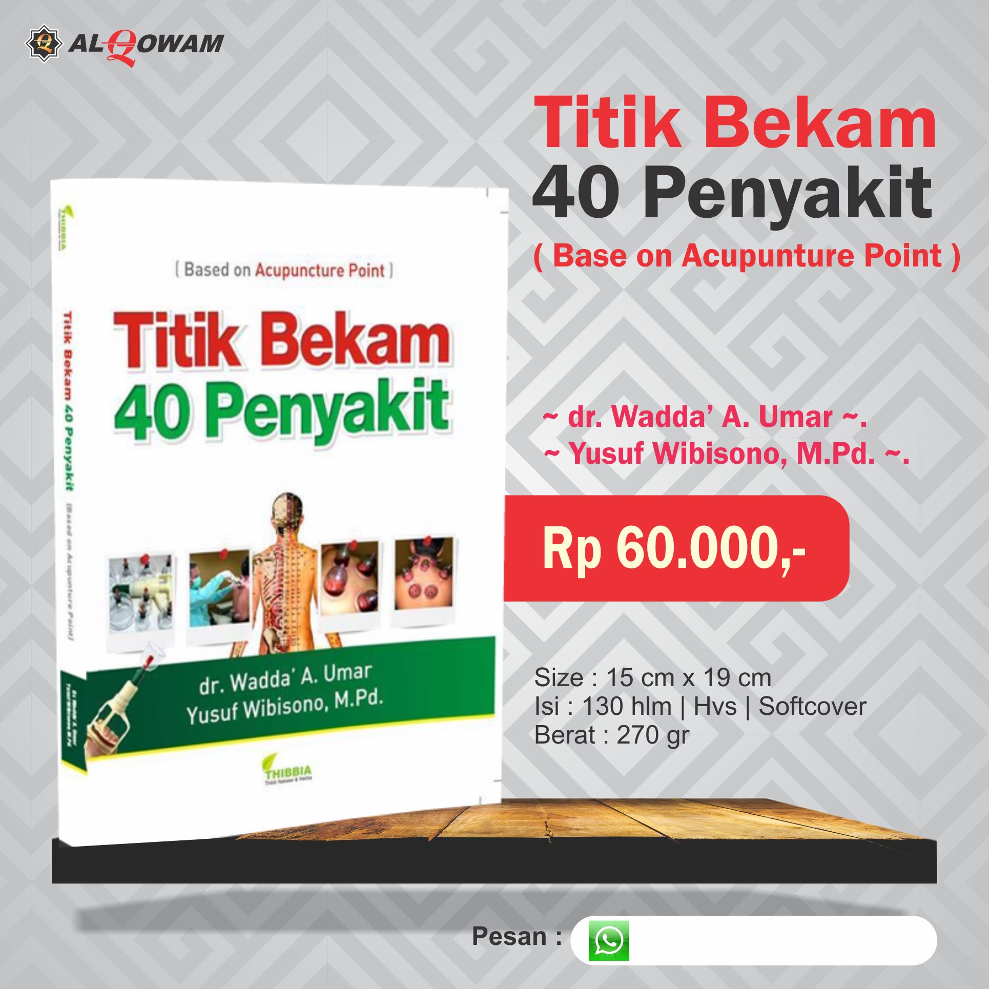 Titik Bekam 40 Penyakit - Penerbit Al Qowam