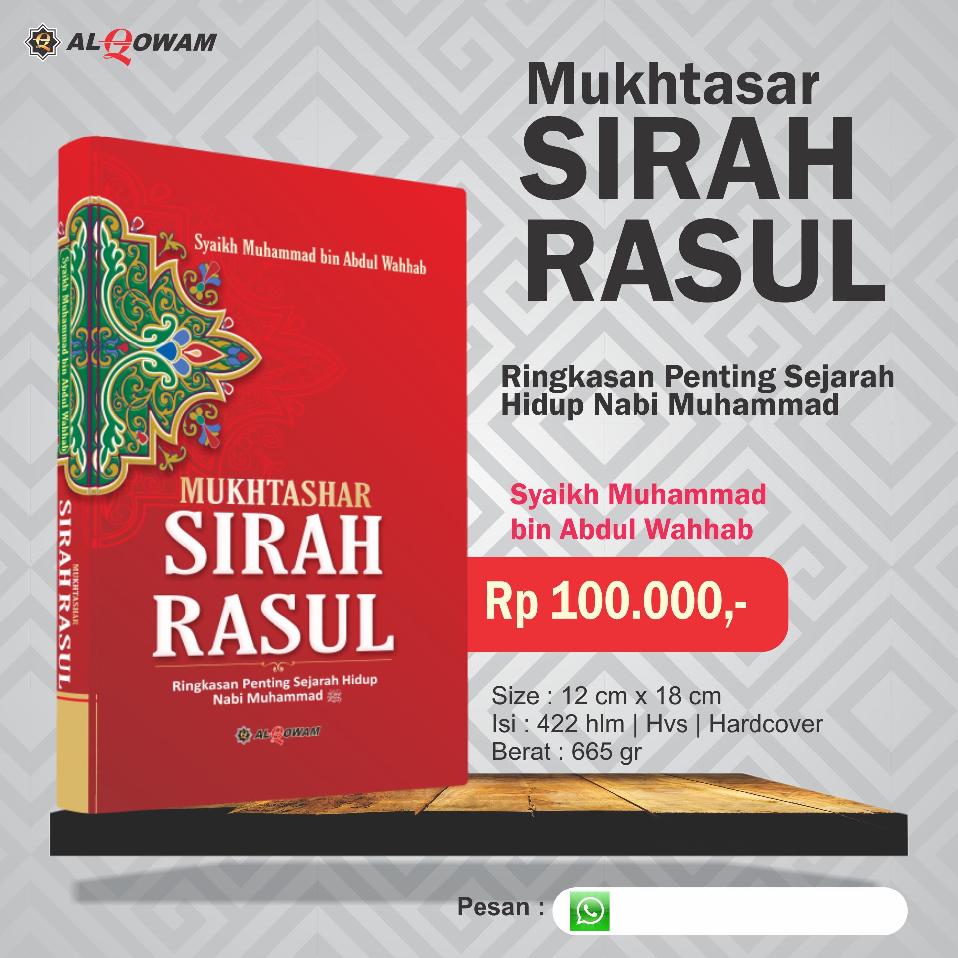 Mukhtasar Sirah Rasul - Penerbit Al Qowam